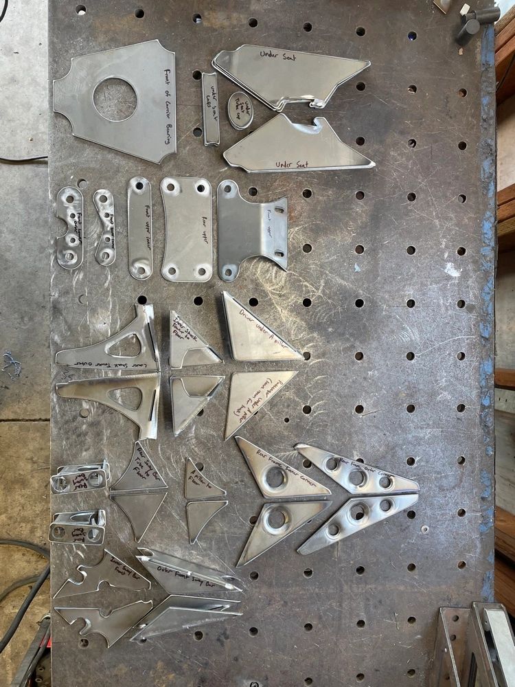 x3 complete frame gusset plate kit.