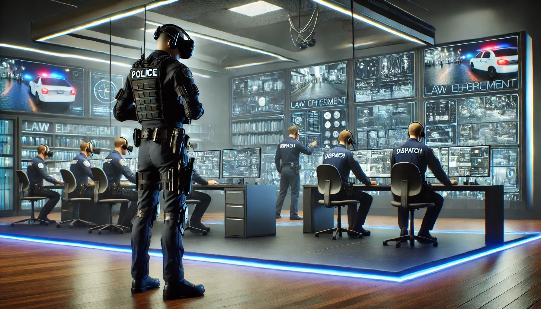 Virtual reality for law enforcement training: a demonstration