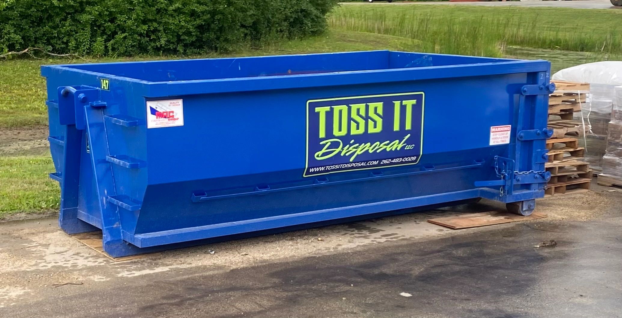 15 Yard Dumpster - ONE WEEK RENTAL (4hrs is not rental duration, that ...