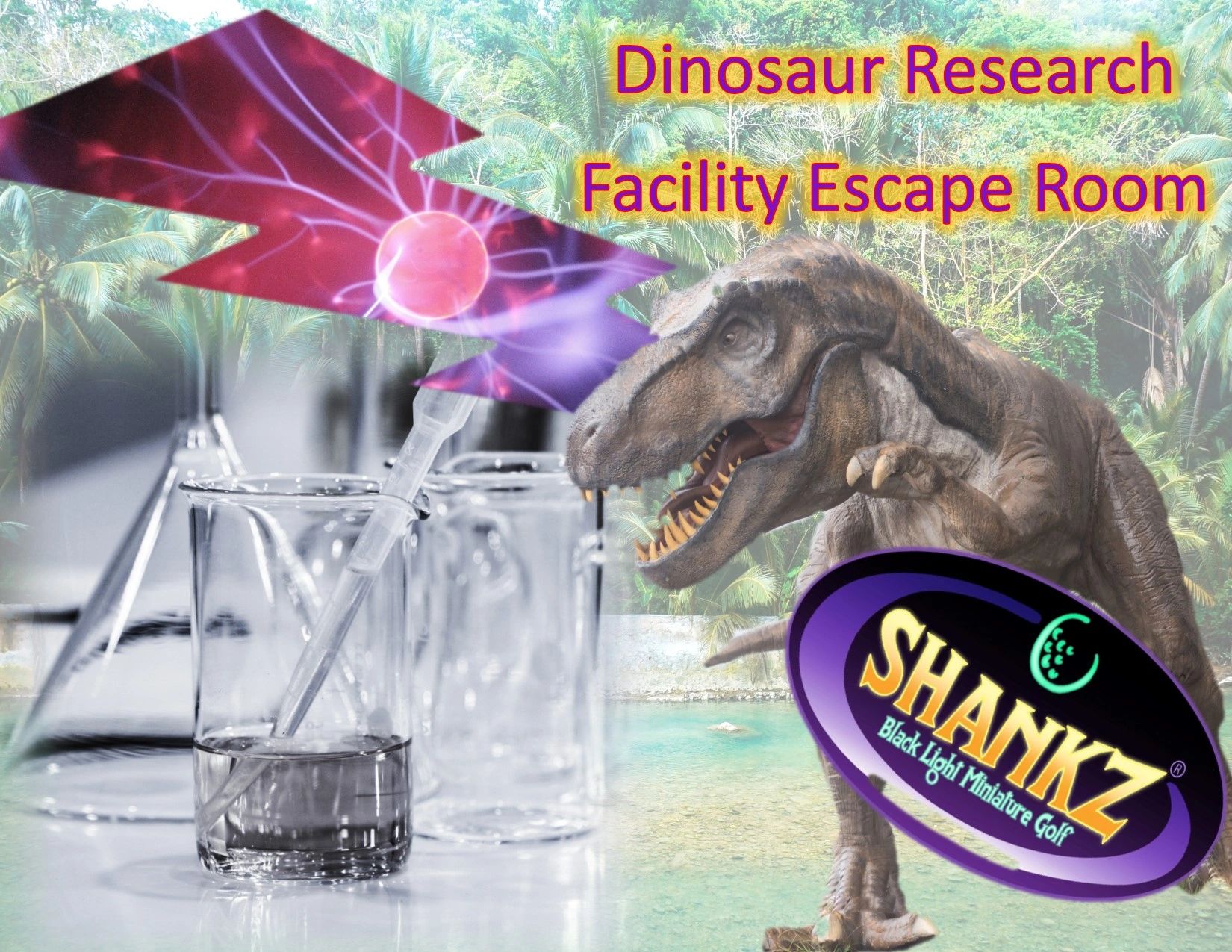 Dinosaur Research Facility Escape Room (4-9 ppl preferred) $20 per person