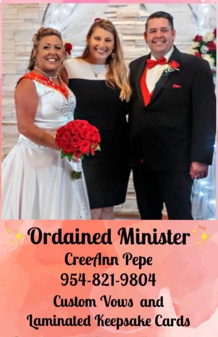Wedding Officiant Cree - Officiate Weddings, Ordained Minister ...