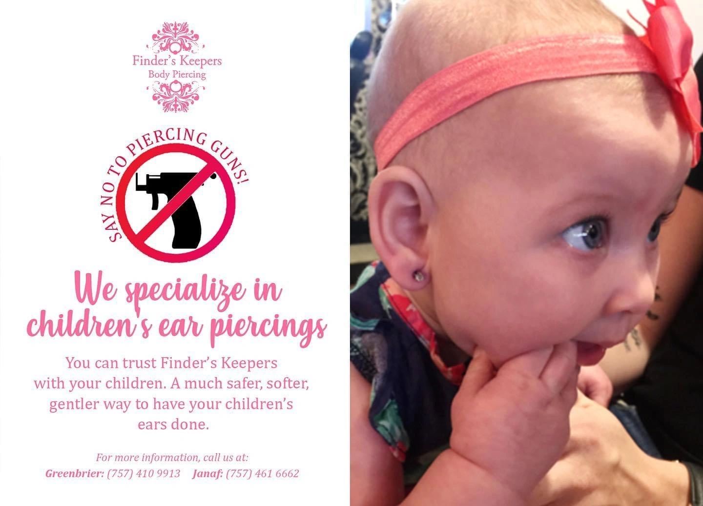 Child Ear Piercing - Chesapeake