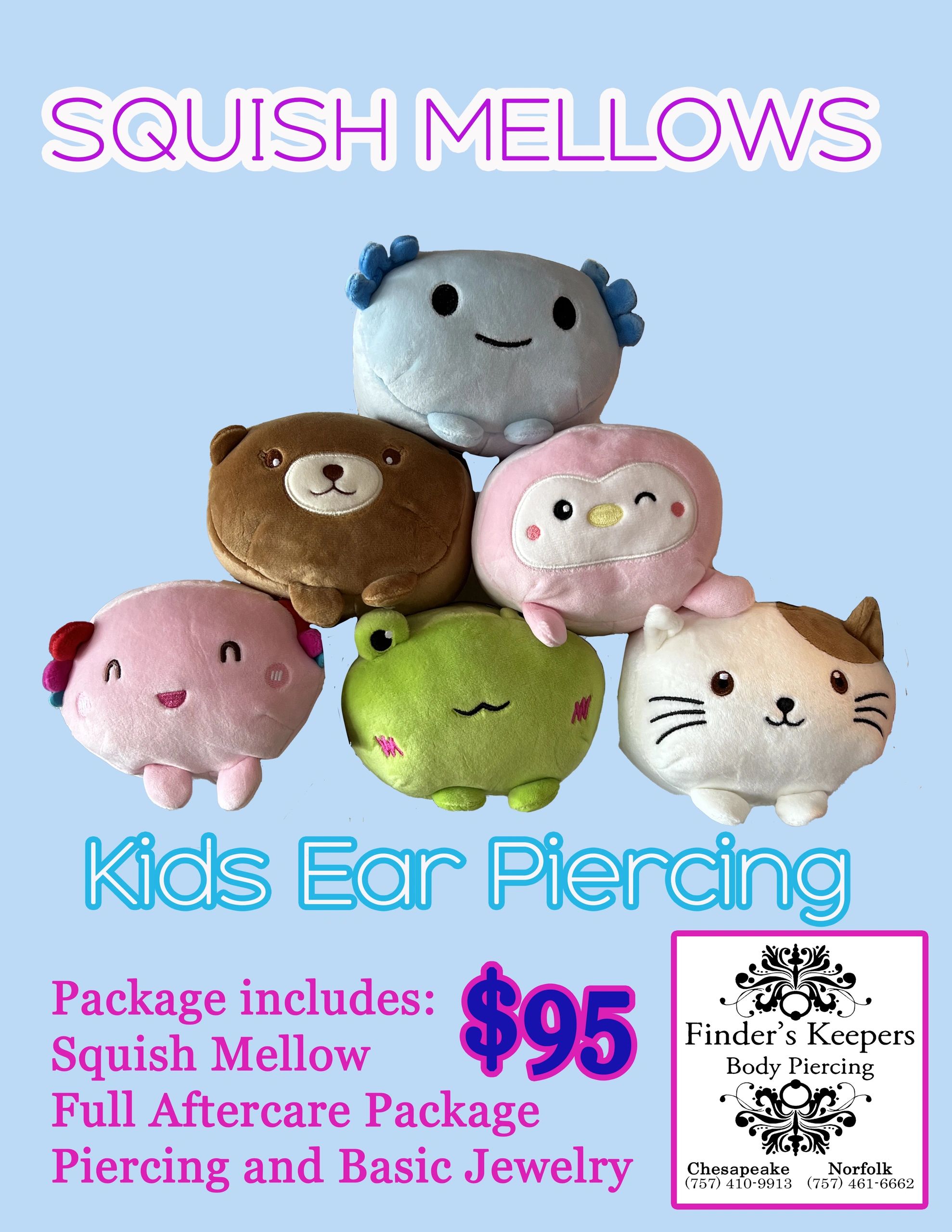 Ear Piercing for Kids Near Me - Finder's Keepers Body Piercing