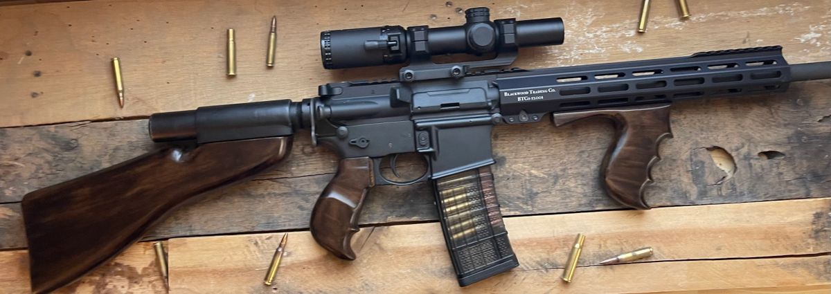"Tommy" Buttstock (Stock & Buffer Tube Type: Drop-Down Pistol Buffer ...
