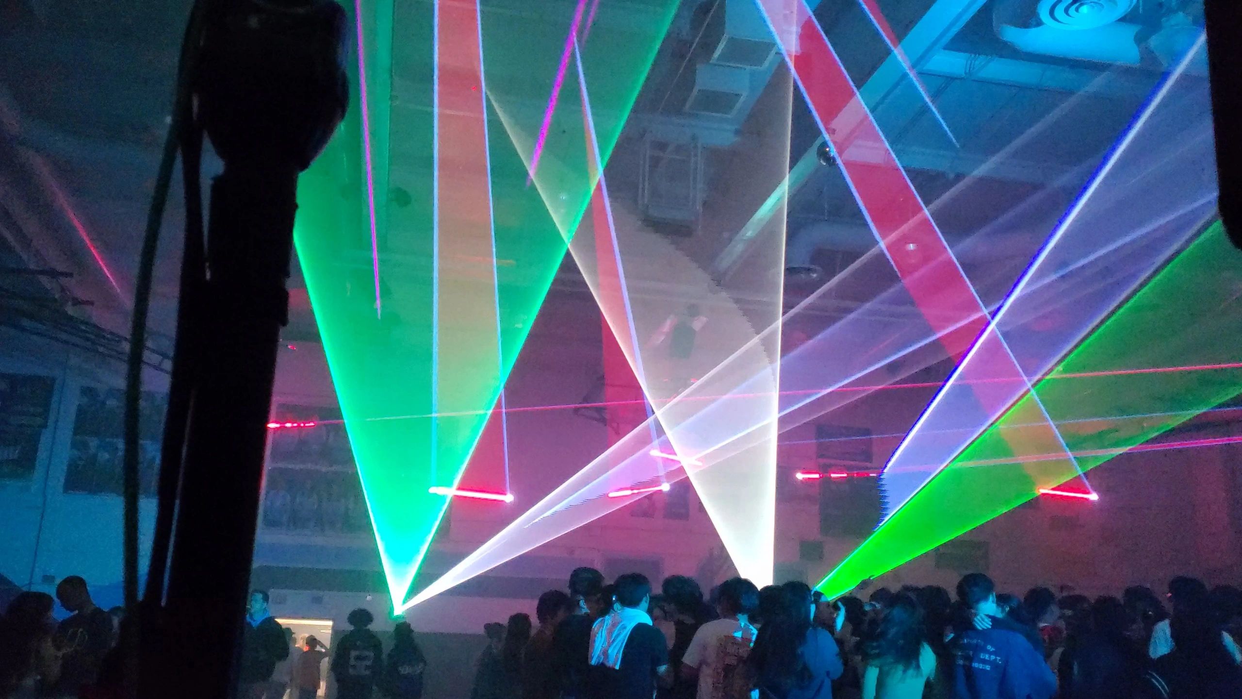 Laser light shows for school events in Southern California