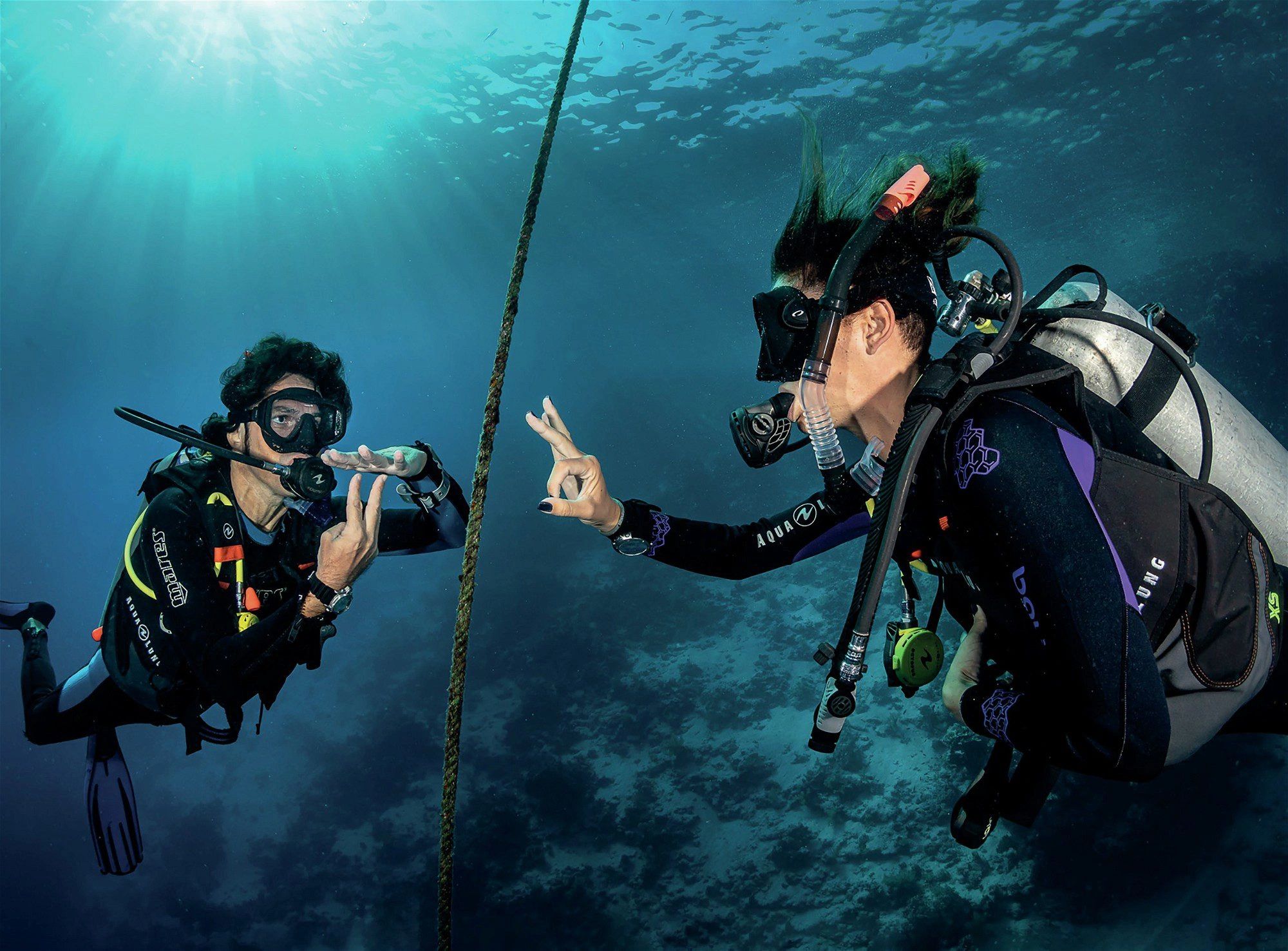 What is the 120 rule in scuba diving?