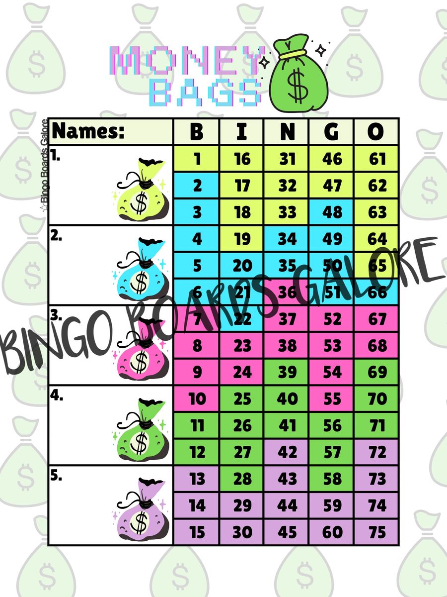 Money Bags - Straight&Mixed(Houdini)