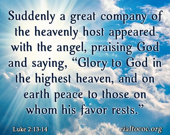 Glory to God in the Highest Heaven