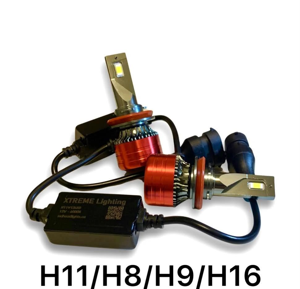 H11/H8/H9/H16 LED Headlight Bulb Conversion Kit Set