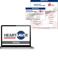 AHA HeartSaver First aid/CPR/AED Blended learning Part 1 & Part 2 ...