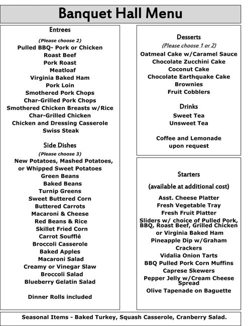 Bell Buckle Banquet Hall - Home