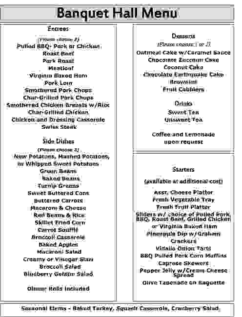 Bell Buckle Banquet Hall - Home
