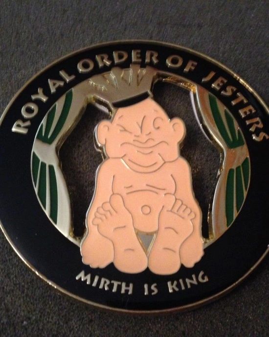 Large Shriner Jester Cut Out Car Emblem