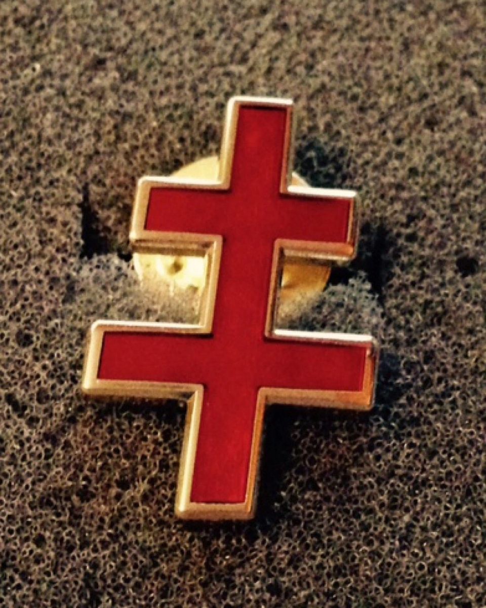 33rd Degree Scottish Rites Crosses Lapel Pin