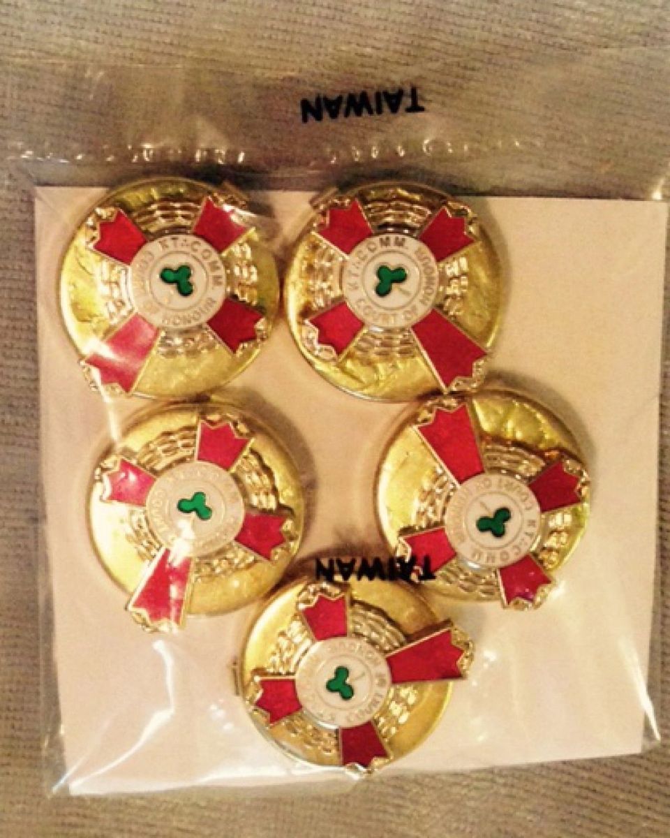 KCCH Scottish Rites Button Covers (Set of 5)