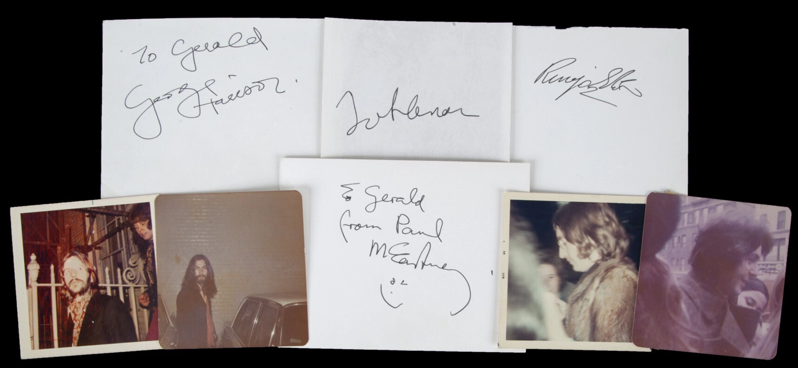 Genuine Beatles Autographs Examples 1961-1969