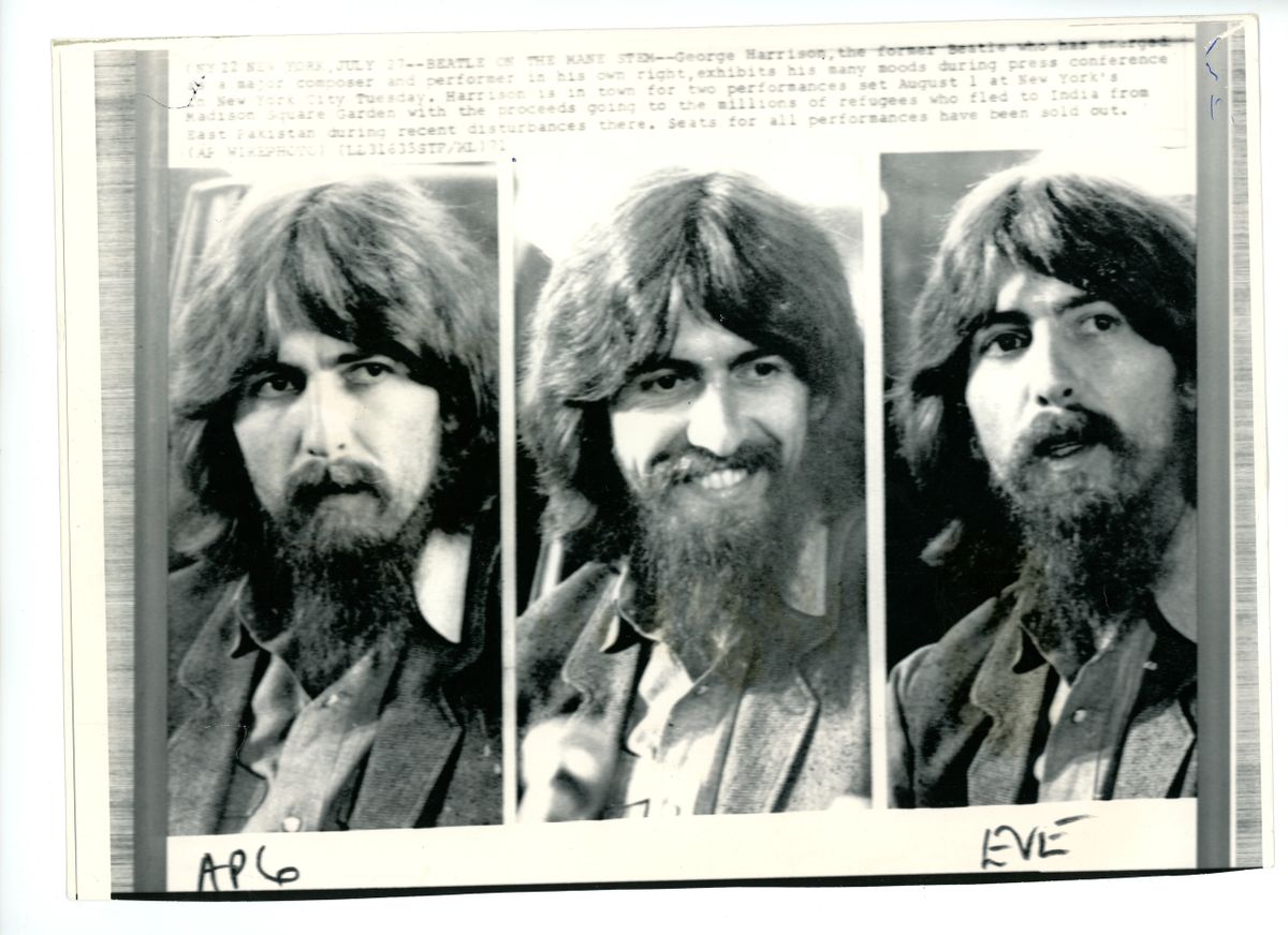George Harrison 1971 press Photograph