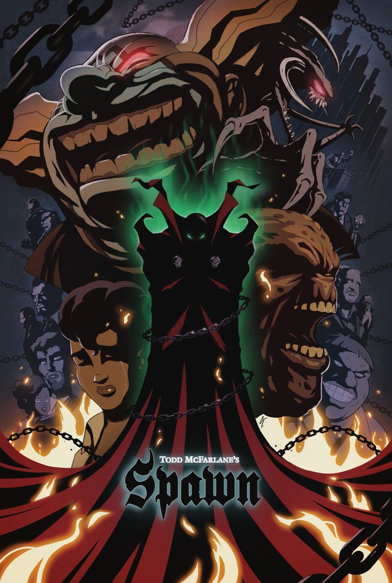 Spawn - Animated Series poster (limited sale July 29th - 31st)