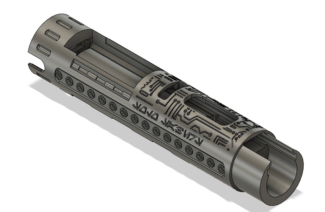 KY Lightsaber Turbine Chassis Proffie STL File