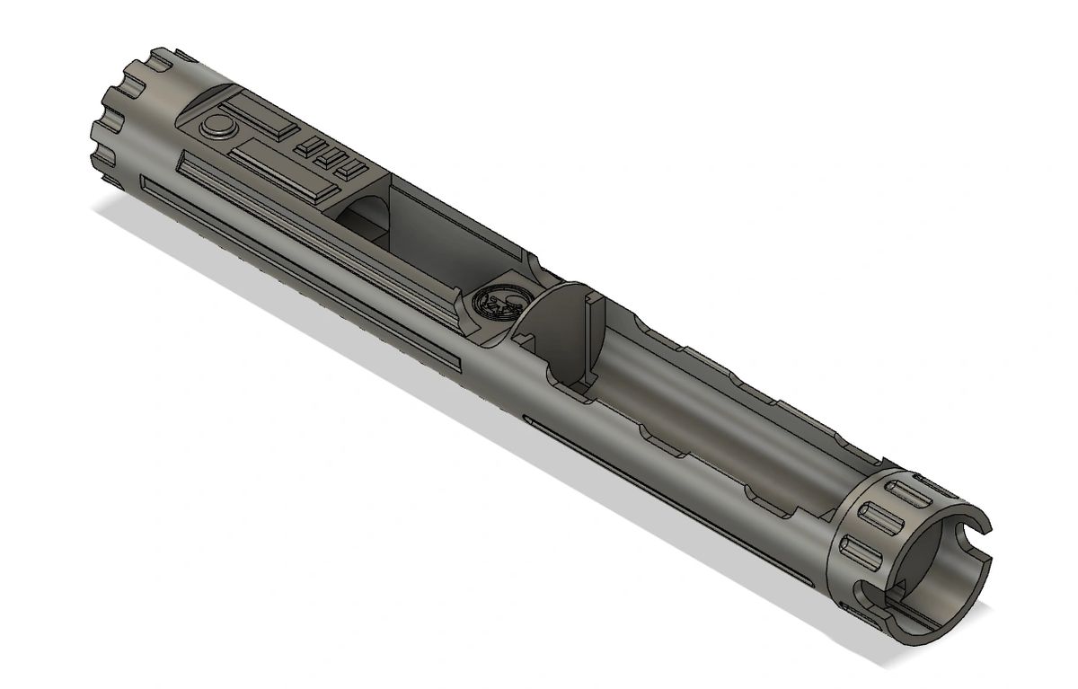 Shadowfoil Props Spare Parts Chassis for Proffie with Pommel Tool STL File