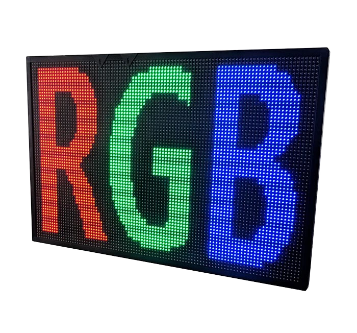 67X51CM INDOOR TRIPPLE LINE SCROLLING SIGN