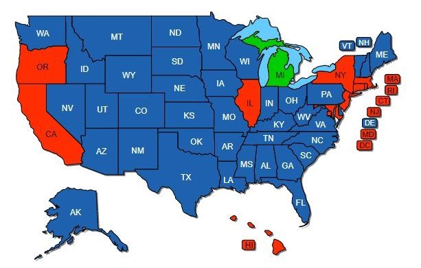 Reciprocal Concealed Carry State Comparisons: