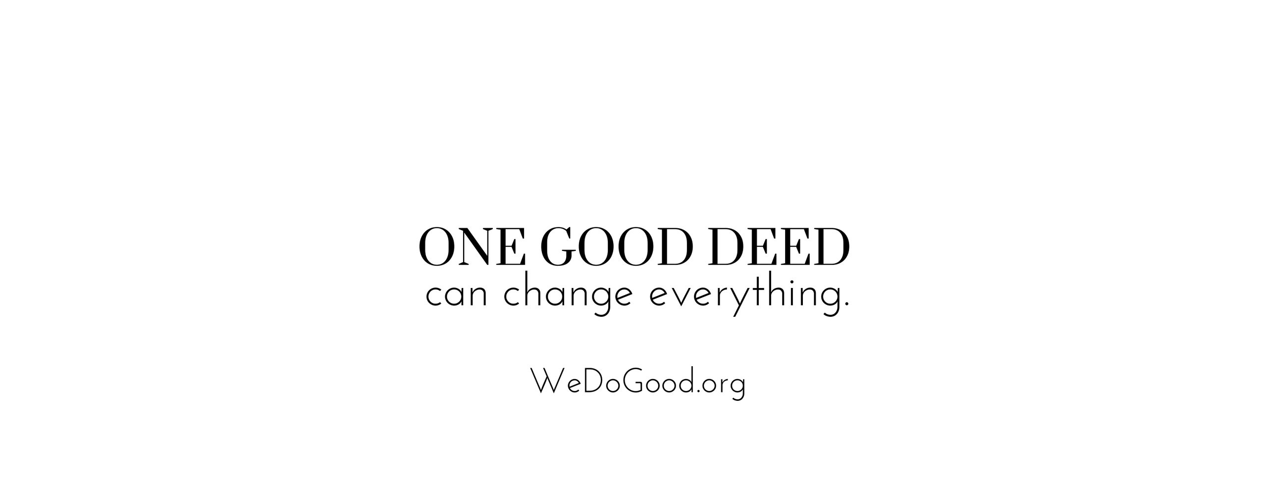 We Do Good