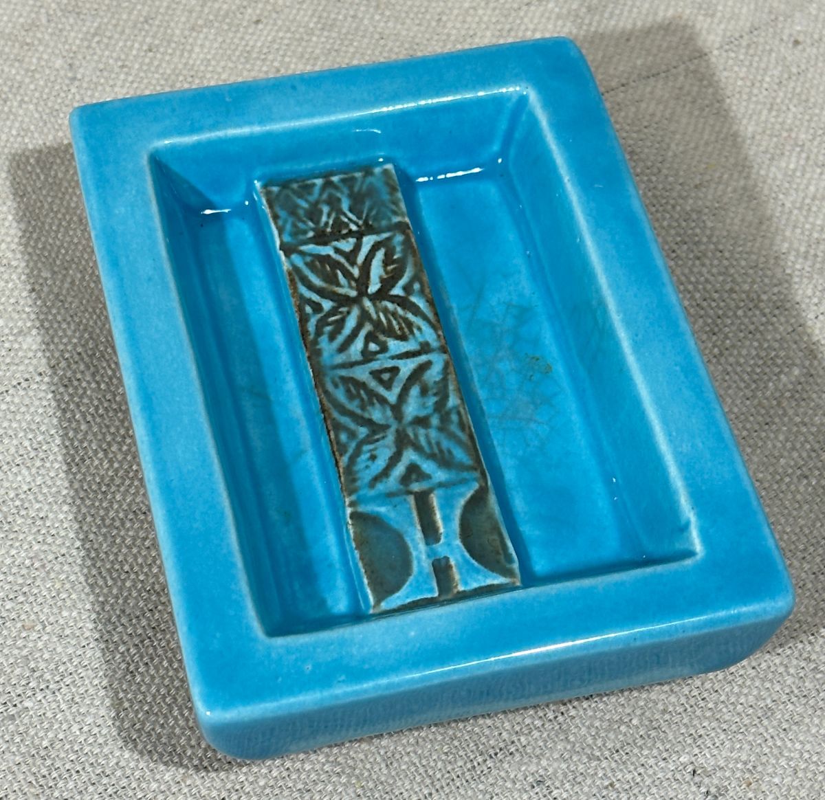 Rare Mid Century Hilton Hawaiian Village Terracotta Soap Dish - Waikiki