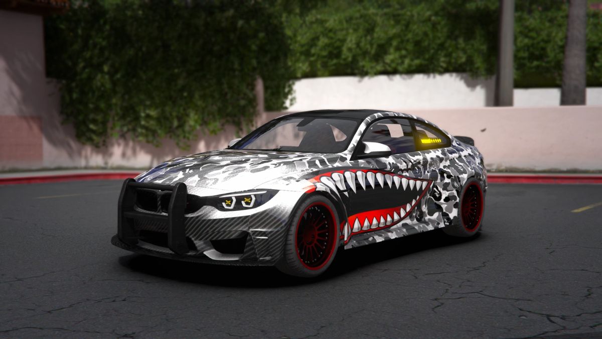 2018 BMW M4 Shirokai Widebody [Animated Windows] [5 Liveries] [4 Seater]