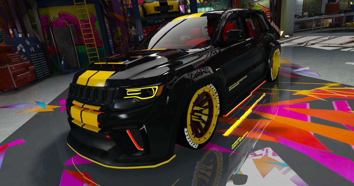 Jeep Grand Cherokee Demonhawk Custom Edition [Animated Lights] [Tuned]