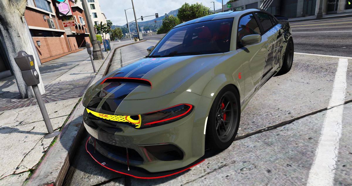 Dodge Charger Hellcat [Animated Lights]