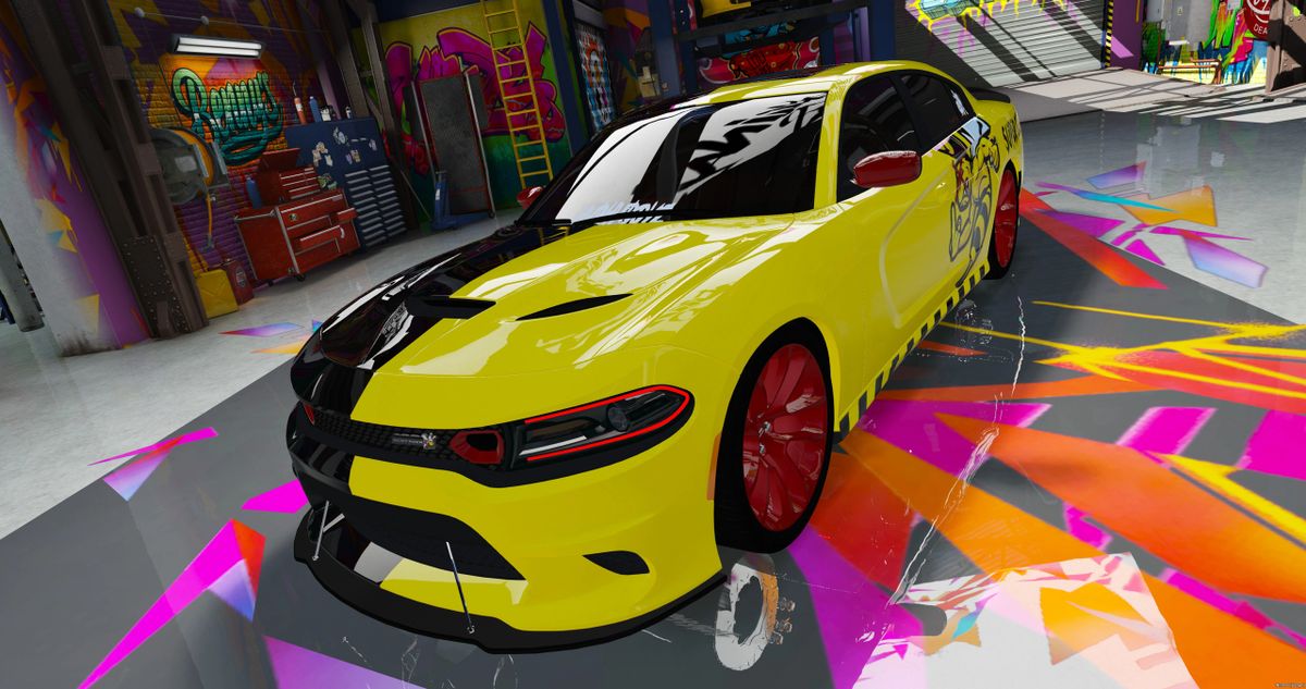 Dodge Charger Scatpack Super Bee [5 Liveries] [Slider] [6 Seater]