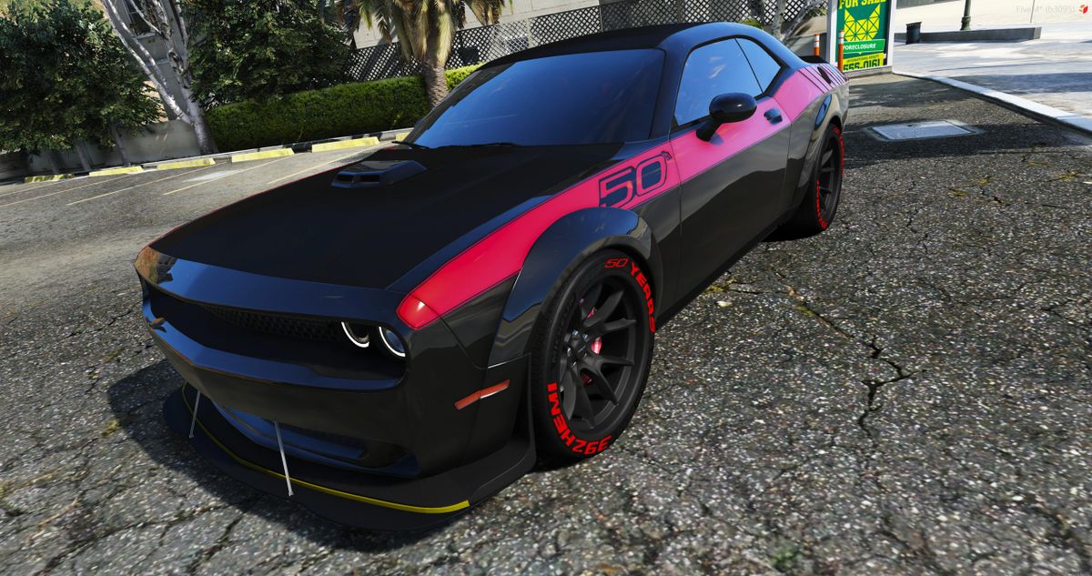 Dodge Challenger Shaker 50th Anniversary Edition [Animated Windows]
