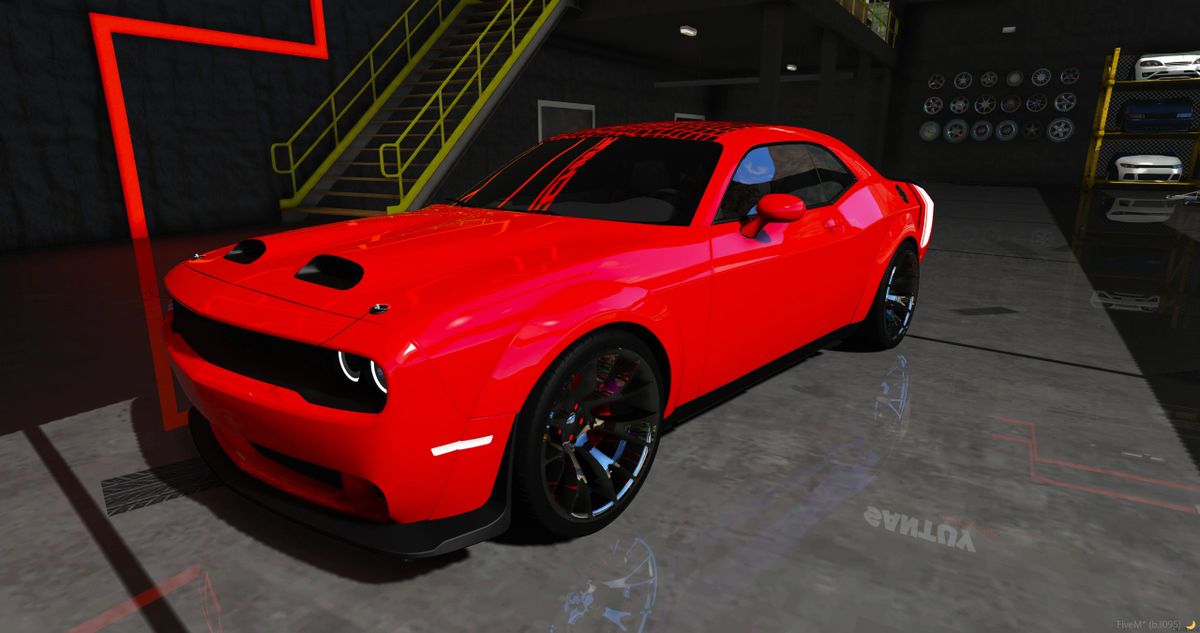 [Debadged]-Dodge Challenger Hellcat Widebody [Slider] [4 Seater]