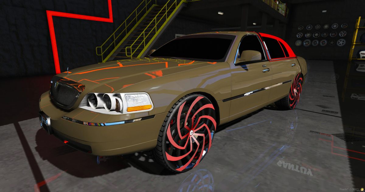 Lincoln Town Car v2 Donk 2010 [Animated Trunk] [BulletProof]