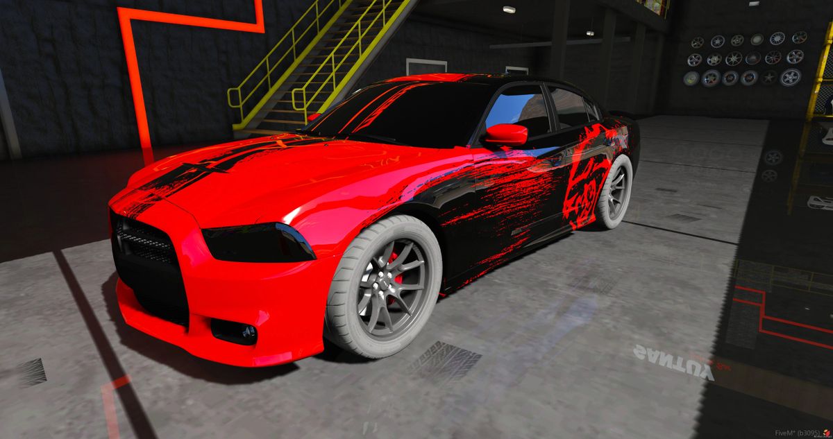 [Debadged]-2015 Dodge Charger SRT Livery Custom [Slider] [6 Seater]