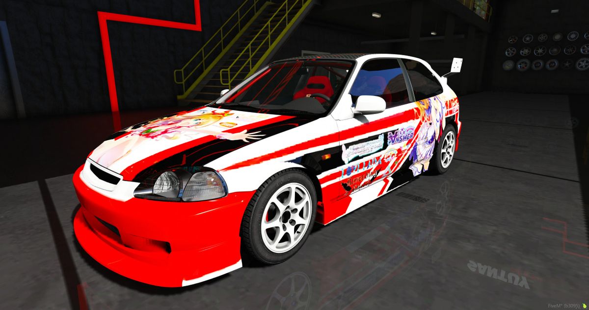 [Debadged]-2012 Civic Type-R EK9 [Tuning Parts] [3 Liveries]