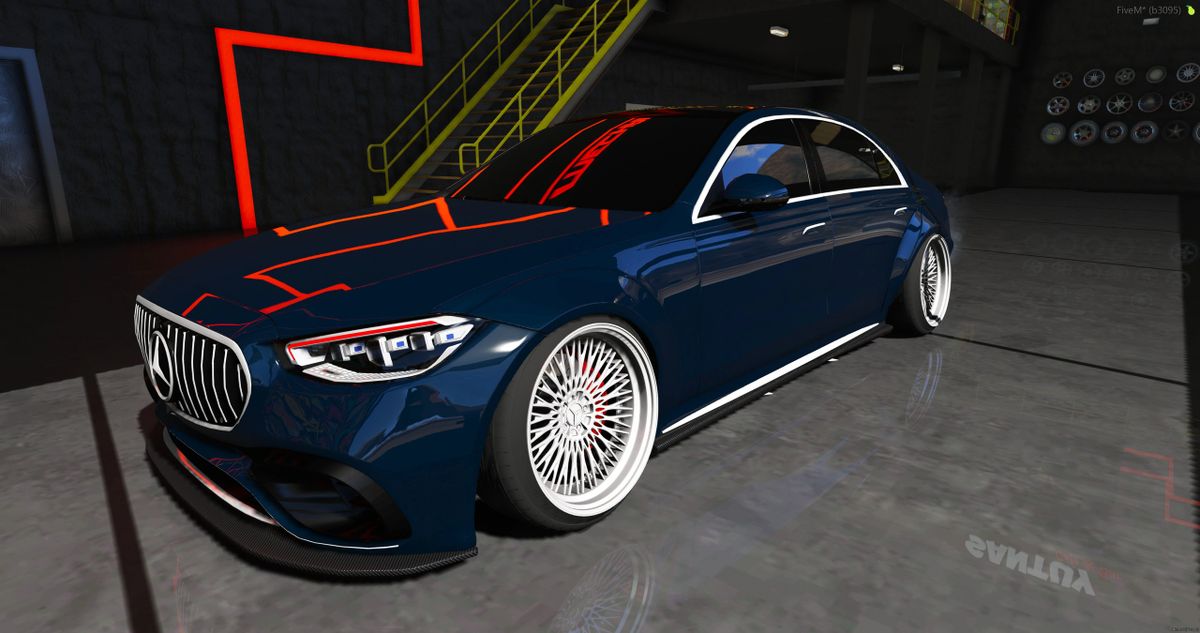 Mercedes S63 AMG Twin Turbo Widebody [Animated Windows] [BulletProof]