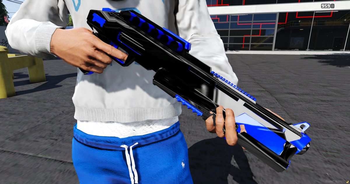 Deadpool Shotgun Blue