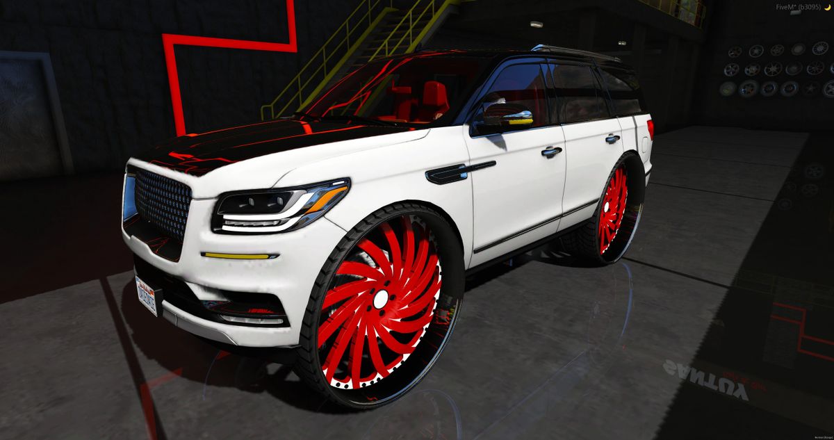 [Debadged]-2022 Lincoln Navigator Big Rims Donk [Animated Sunroof]