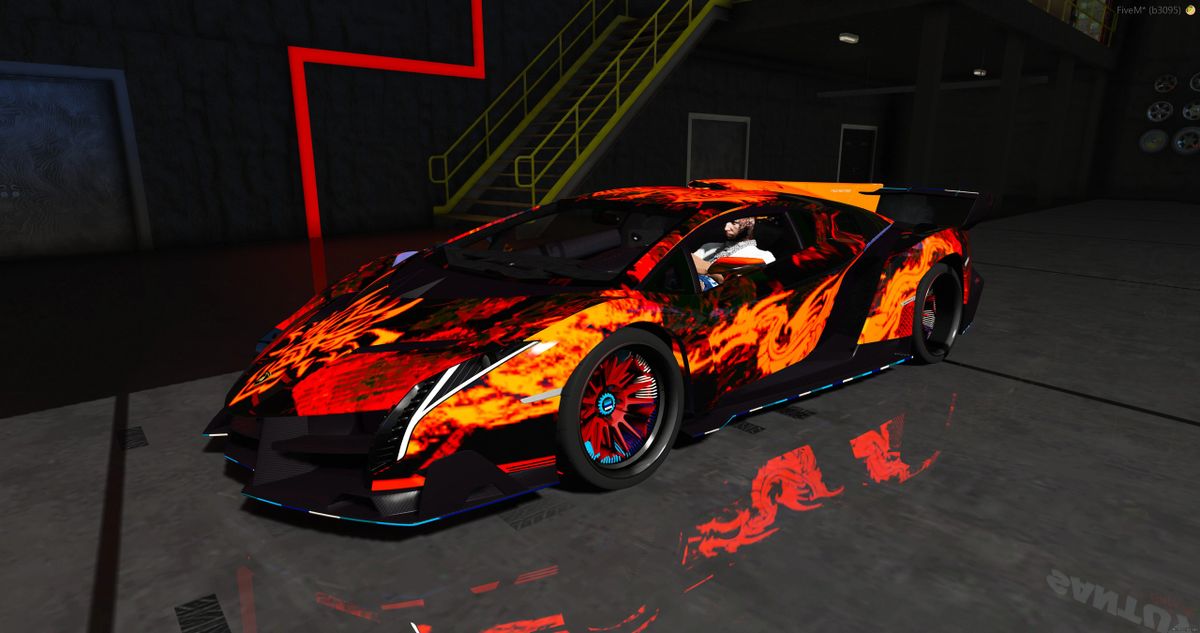 Lamborghini Veneno Dragon [Dinamic Lights] [Tuned]