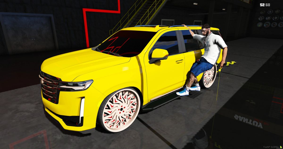 [Debadged]-Cadillac Escalade Gang Custom [Slider] [6 Seater] [BulletProof]