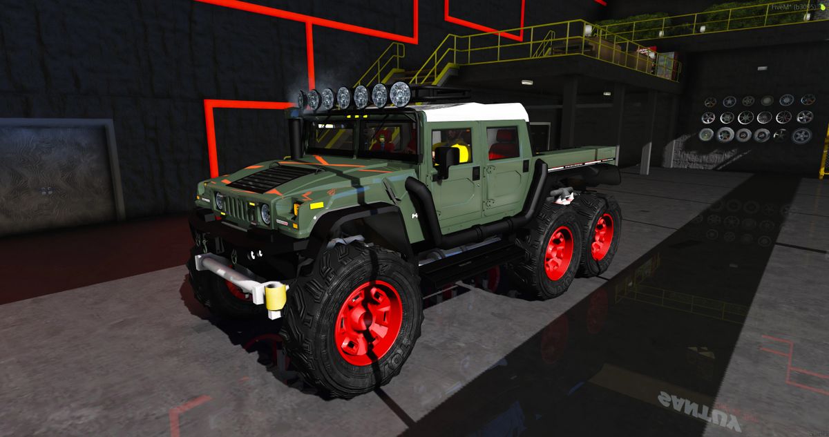 Hummer H1 6x6 Work Truck