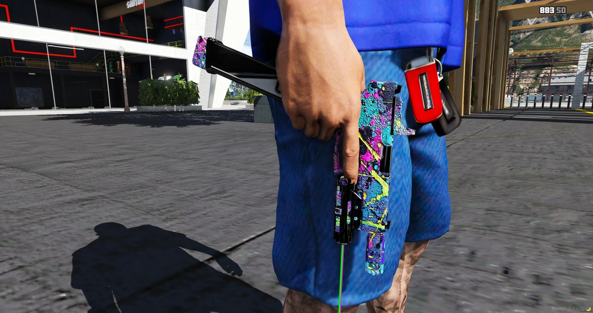 Glock Paint Splatter