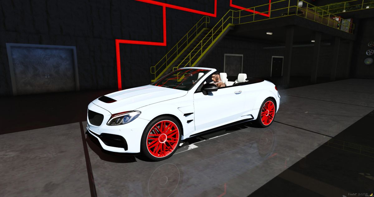 [Debadged]-2017 Mercedes C63 Vert BodyKit [Animated Roof]