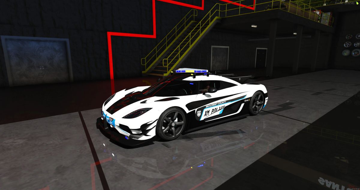 [Debadged]-[Non ELS] Koenigsegg One1 666 [Police]