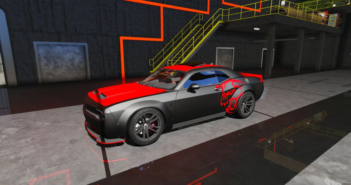 Dodge Challenger Ghoul Liberty Walk V2 2021 [Slider] [4 Seater]