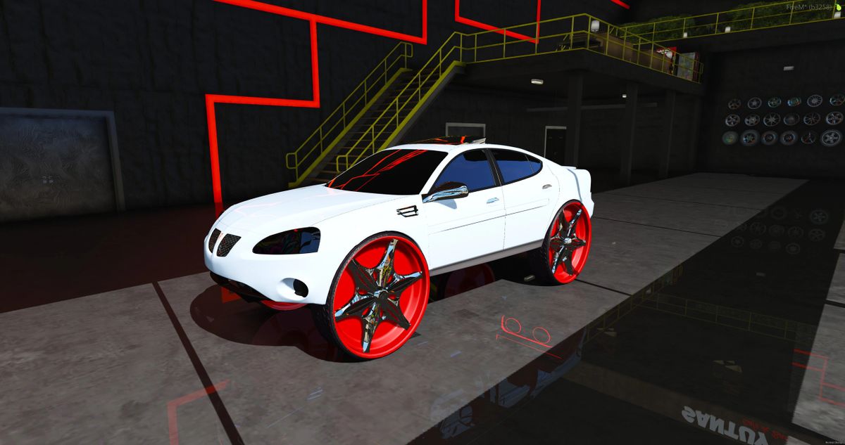 Pontiac Grand Prix On Davin Floaters With Butterfly Doors