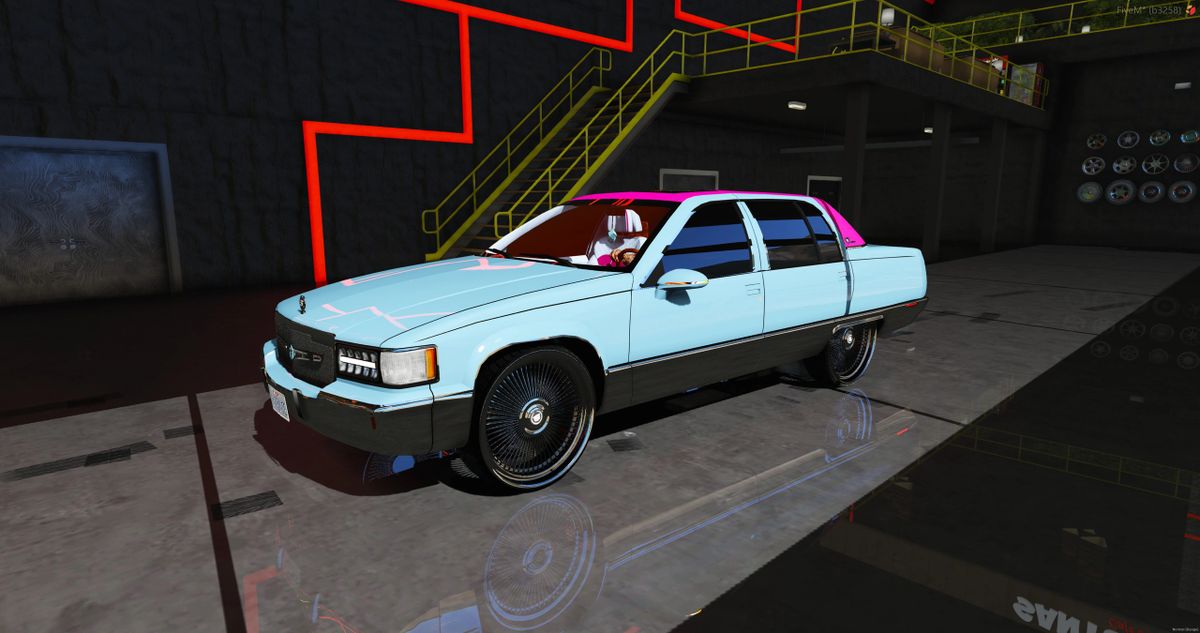 1993 Cadillac Fleetwood Donk [Animated Trunk] [Bulletproof]