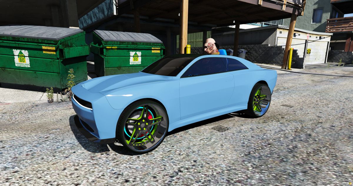 [Debadged]-2024 Dodge Challenger EV Banshee MINI Car
